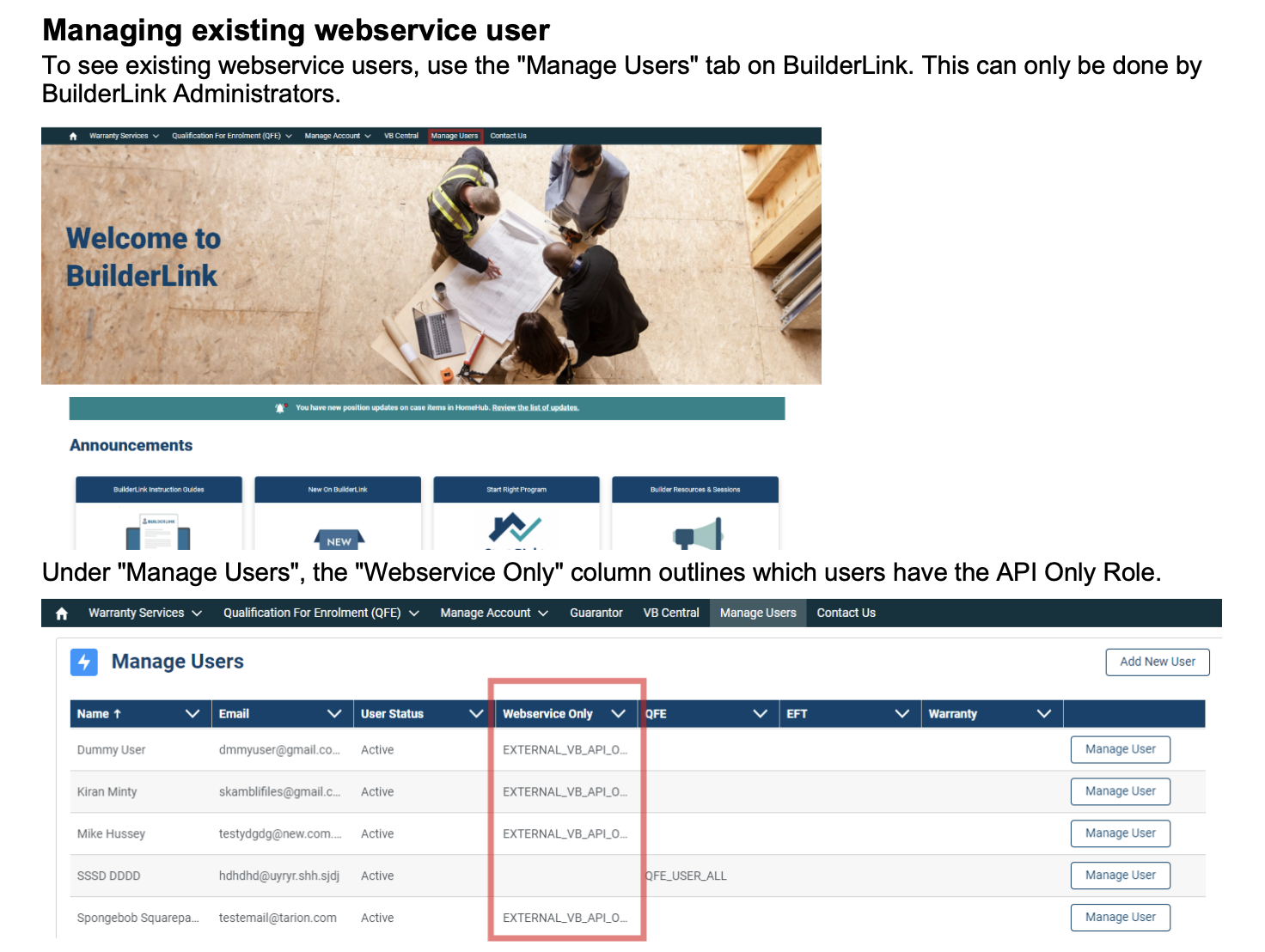Tarion Integration (Juniper)